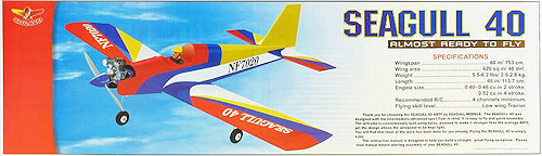 Seagull 40 Low Wing Trainer (ARTF) (SEA-10) for just £170.99 from 4-Max