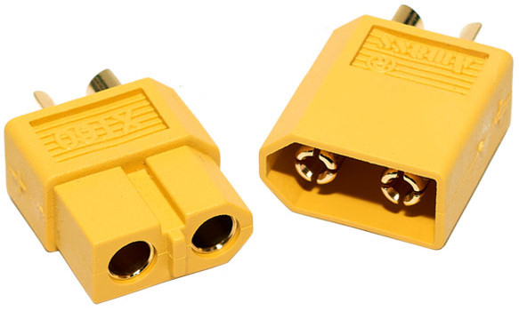 Deans Style, JST/BEC, 2mm, 3.5mm, 4mm, 6mm, 8mm gold connectors from 4-Max