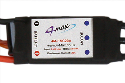 Brushless 20A ESC Electronic Speed Controllers 4M-ESC20A ESC from 4-Max